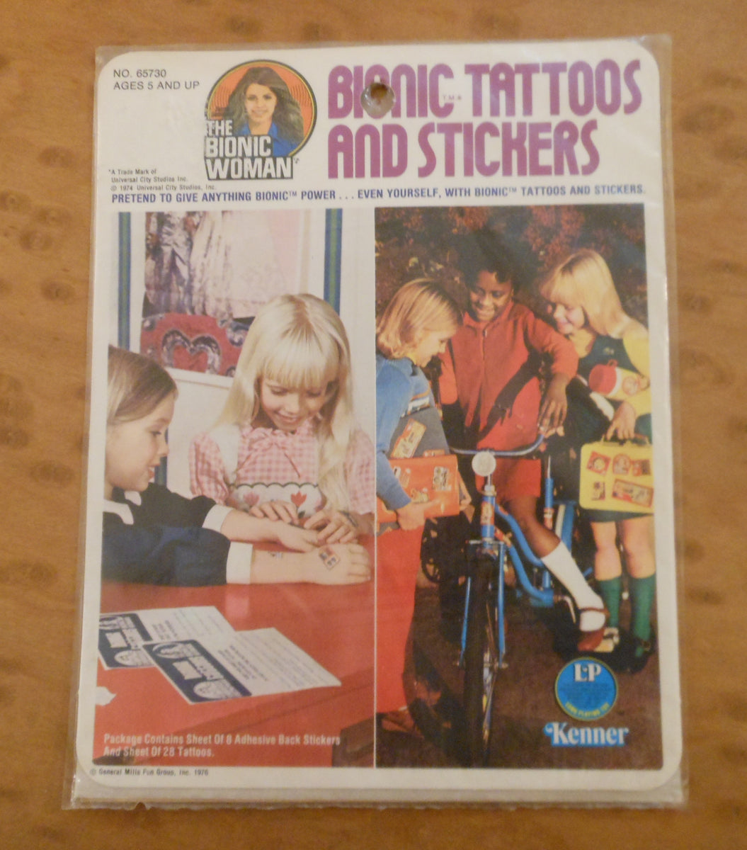 1976 Bionic Woman Tattoos & Stickers – Retro on 8th