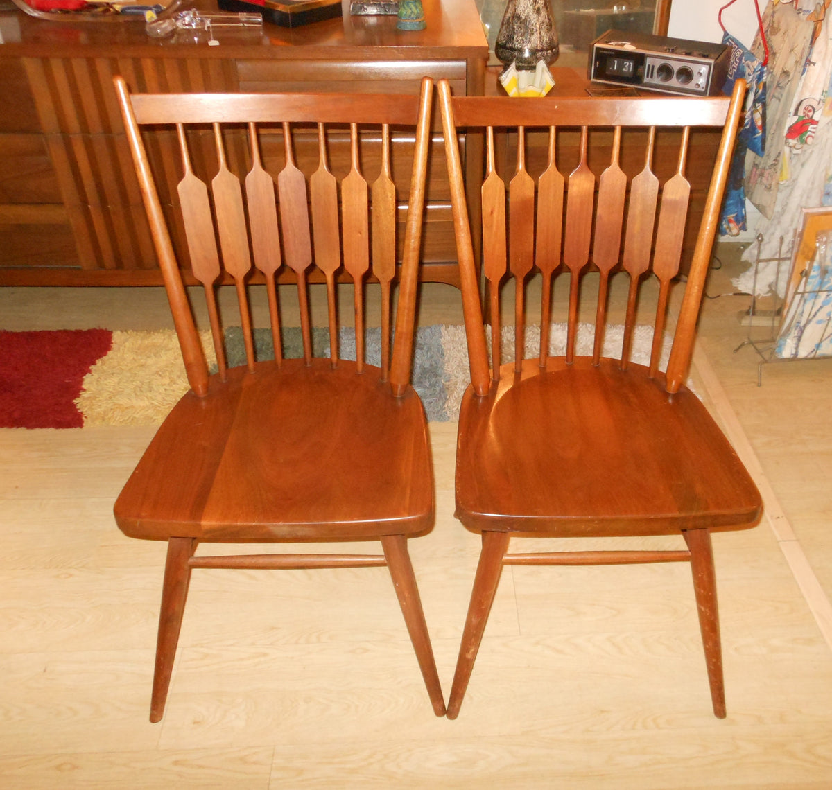 Pair of Kipp Stewart for Drexel Dining Chairs Retro on 8th