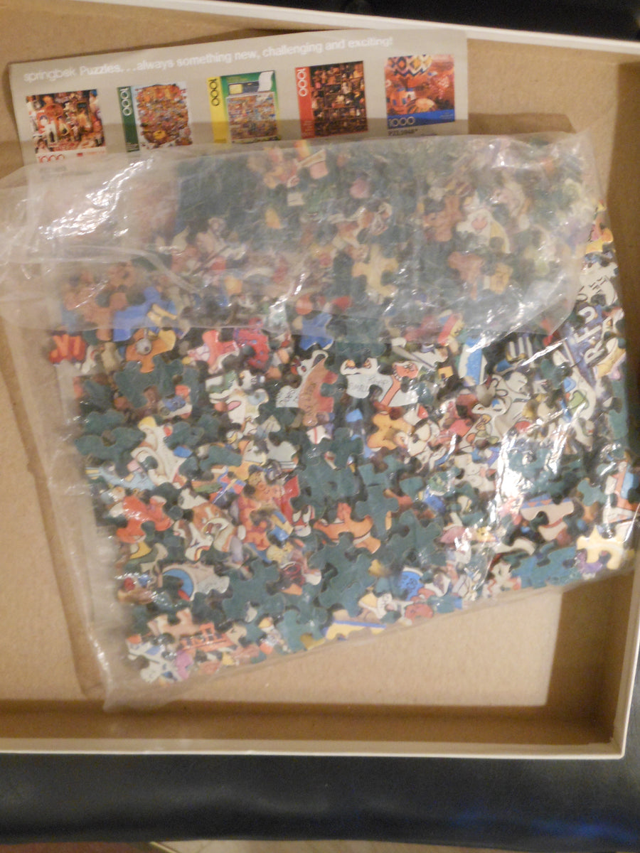 Stuck on Stickers Springbok Round Puzzle – Retro on 8th